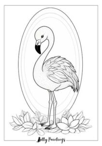 28 Printable Flamingo Coloring Pages with Free PDF's