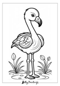 28 Printable Flamingo Coloring Pages with Free PDF's