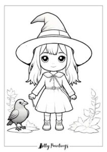 Cute Halloween Coloring Pages - 38 Easy and Free Printables