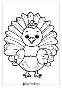Turkey Coloring Pages - 28 Cute Free Pictures to Color