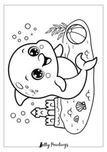 Cute Dolphin Coloring Pages - 24 Free Printables for Kids
