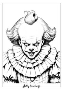 Horror Movie Characters Coloring Pages - Scary Free Printables