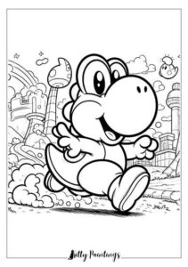 28 Yoshi Coloring Pages With Free Printable PDF