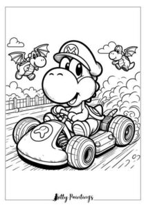 28 Yoshi Coloring Pages With Free Printable PDF