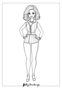 26 Black Barbie Coloring Pages - Free Sheets for Kids and Adults
