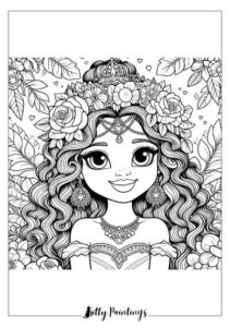 26 Princess Coloring Pages for Kids (Free Printables PDF)