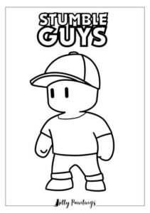18 Stumble Guys Coloring Pages of Different Game Characters