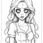 Scary Halloween Coloring Pages for Adults - 26 Spooky Images!