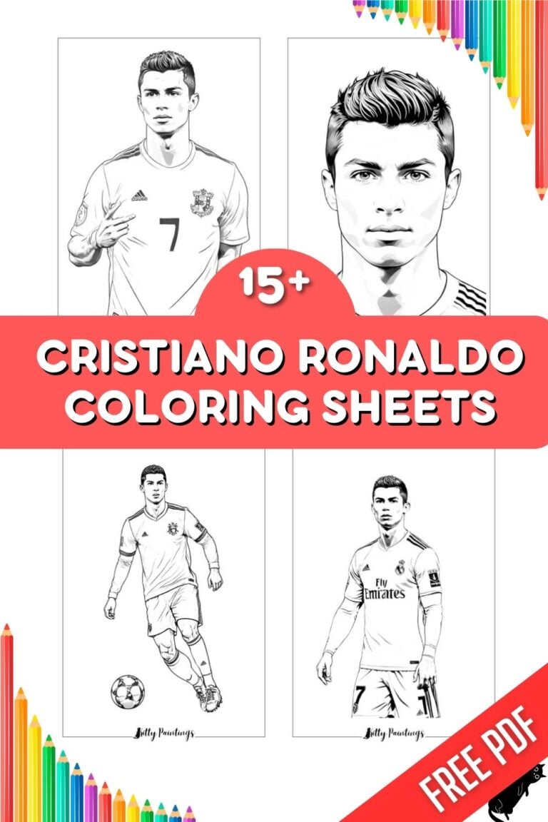 18 Cristiano Ronaldo Coloring Pages Everyone Will Love