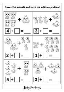 12+ Preschool Math Activities With Free Printable Worksheets