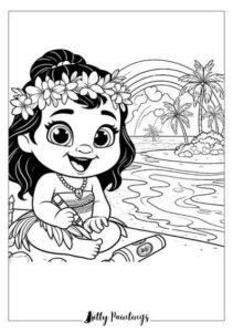 19+ Moana Coloring Pages With Free PDF Printables